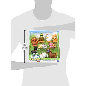 Fisher-Price Little People Farm Animal Friends with Baby Bunnies & Piglets