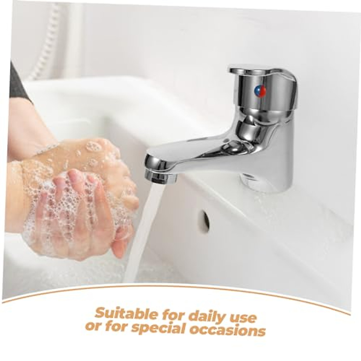 ULTECHNOVO Copper Water Tap Water Faucet Sink Basin Water Tap Faucets Bathtub Faucet Vessel Faucet Outside Bath Tub Faucet Kitchen Tap Outdoor Home Hose Faucet Bath Faucet Waterfall Faucet