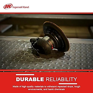 Ingersoll Rand 4151 Random Orbital Air Sander, 3/16" Orbit, 6" Vinyl Pad, 12,000 RPM, 0.2 HP