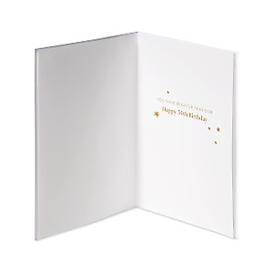 Papyrus 50th Birthday Card (You Shine Brighter Than Ever)