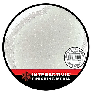 #8 Glass Beads - 19 lb or 8.6 kg - Blasting Abrasive Media (Fine) 80-100 Mesh or Grit - Spec No 8 for Blast Cabinets Or Sand Blasting Guns - Small Beads for Cleaning and Finishing