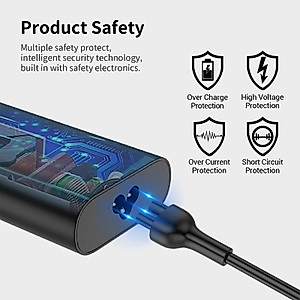 90W USB C Replacement for Dell XPS 13 9360 Type C Adapter Power Cord