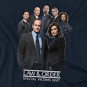 Law & Order: SVU Team Unisex Adult T-Shirt, Navy, Medium