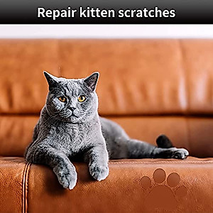 Leather Repair Patch 8×11 inch Strong Adhesive Repair Tape, Anti Scratch Patch for Couch, Sofas, Car Seat, DIY Furniture Upholstery, Handbags, Jackets First Aid Stick On Patch(Black)