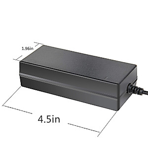 EVAPLUS 42V 2A Power Adapter with 8mm Mini 3-Prong Connector,Universal Replacer for 36V Lithium Battery Power Supply Adaptor