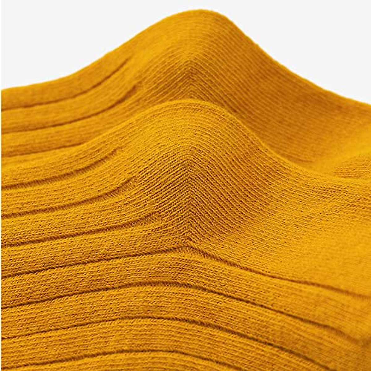 Exegawe Baby Girls Socks Cotton Toddler Knee-High Stockings Kids Cozy Warm Solid Color Long Socks for 0-5T(C-Solid 6 Pairs,L/3-5y)