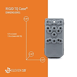 Eleven 10 Rigid TQ Case for C-A-T Tourniquet, Black, MOLLE Attachment - Tourniquet Included