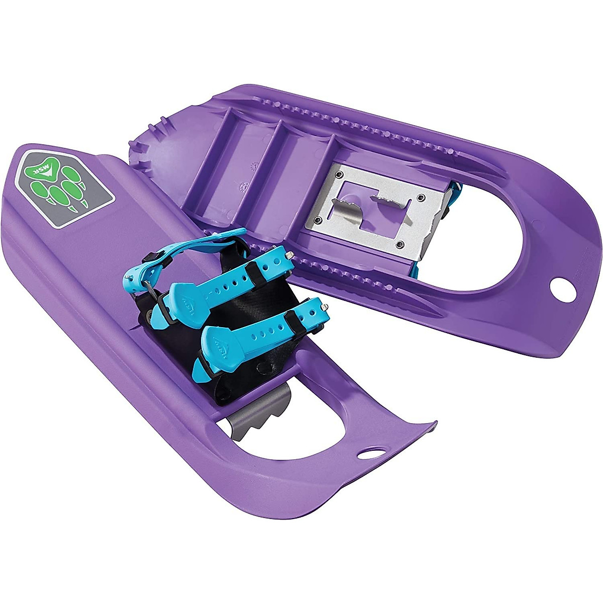 MSR Tyker Kids' Snowshoes for Children (Pair), Purple Power, 17"