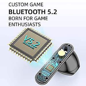 pstuiky Wireless Bluetooth Headset Binaural Digital Display Ultra-Thin Sport Music Stereo Portable Bluetooth Headset Ipx5 Waterproof Headphones 2023 (Black)