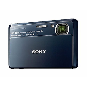 Sony DSC-TX7 10.2MP CMOS Digital Camera with 4x Zoom with Optical Steady Shot Image Stabilization and 3.5 inch Touch Screen LCD (Blue)