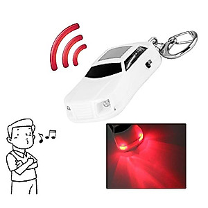 Key Finder Key Locator Key Detector Mini Anti Lost Key Locator Keychain Whistle Beep Sound Control with LED Fashlight for Wallets ,Car ,Pets ,Bags