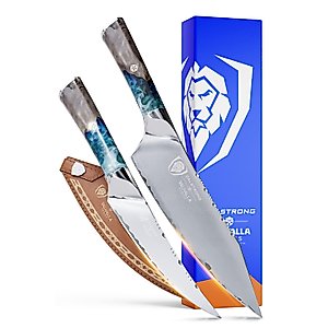 Dalstrong Valhalla Series Fillet Knife 6.5" Bundled with Chef Knife 8" - w/Leather Sheath