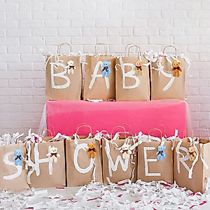 Skylety 24 Pcs Mini Bears 4.7 Inch Tiny Bears Doll Bulk Soft Mini Stuffed Animals for DIY Keychain for Graduation Birthday Baby Shower Wedding Party Favors