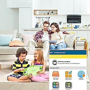 Kids Tablet 7 inch Tablet for Kids 64GB Toddler Tablet with Case Software Installed, Kids Learning Tablet with WiFi for Boys Girls, Android Tablet with Dual Camera Parental Control YouTube Netflix