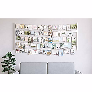 Umbra Hangit Picture Frame and Wall Decor Set for Photos, 26" x 60", White