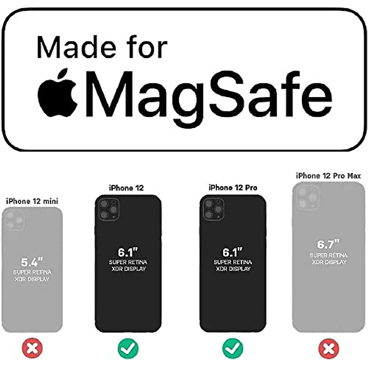 OtterBox Symmetry Series+ Case with MagSafe for iPhone 12 & iPhone 12 Pro (Only) - Non-Retail Packaging - Spring Snow Beige