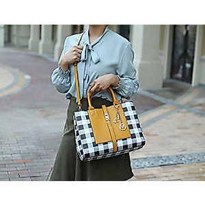 Mia K Collection Crossbody Satchel-Tote Bag for Women, Wristlet Wallet Purse Set, PU Leather Top-Handle Handbag Pink