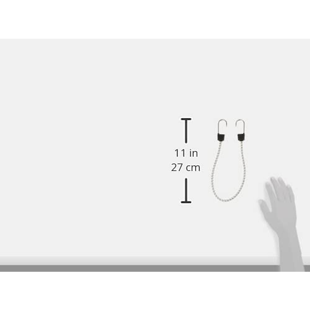 Keeper - 24” Marine Twin Anchor Bungee Cord - UV and Weather-Resistant