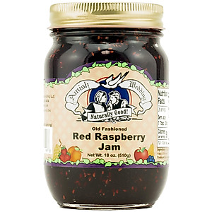 Amish Wedding Red Raspberry Jam 18oz (Pack of 2)