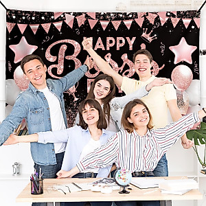 Boss Day Decorations Happy Boss Day Backdrop Boss's Day Banner Boss Lady Decor Happy Boss Day Decoration for Office