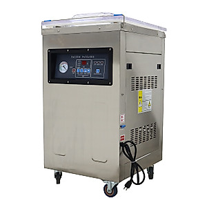 INTSUPERMAI Single Chamber Vacuum Packaging Machine DZ400 Vacuum Seal Machine Stainless Steel Vacuum Sealing Machine Packaging Sealer 110V