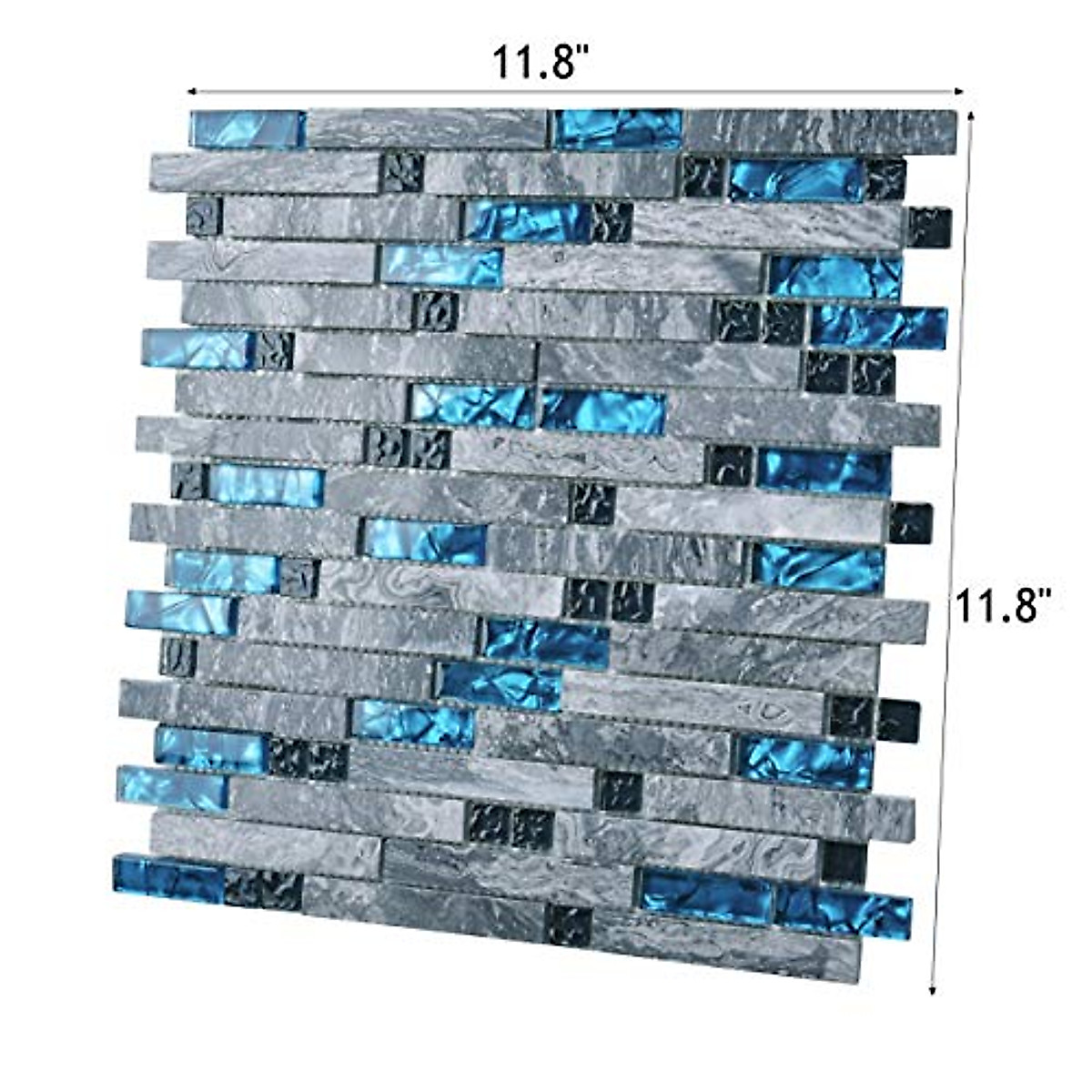 Art3d Decorative Tile for Kitchen Backsplash or Bathroom Backsplash (5 Pack)