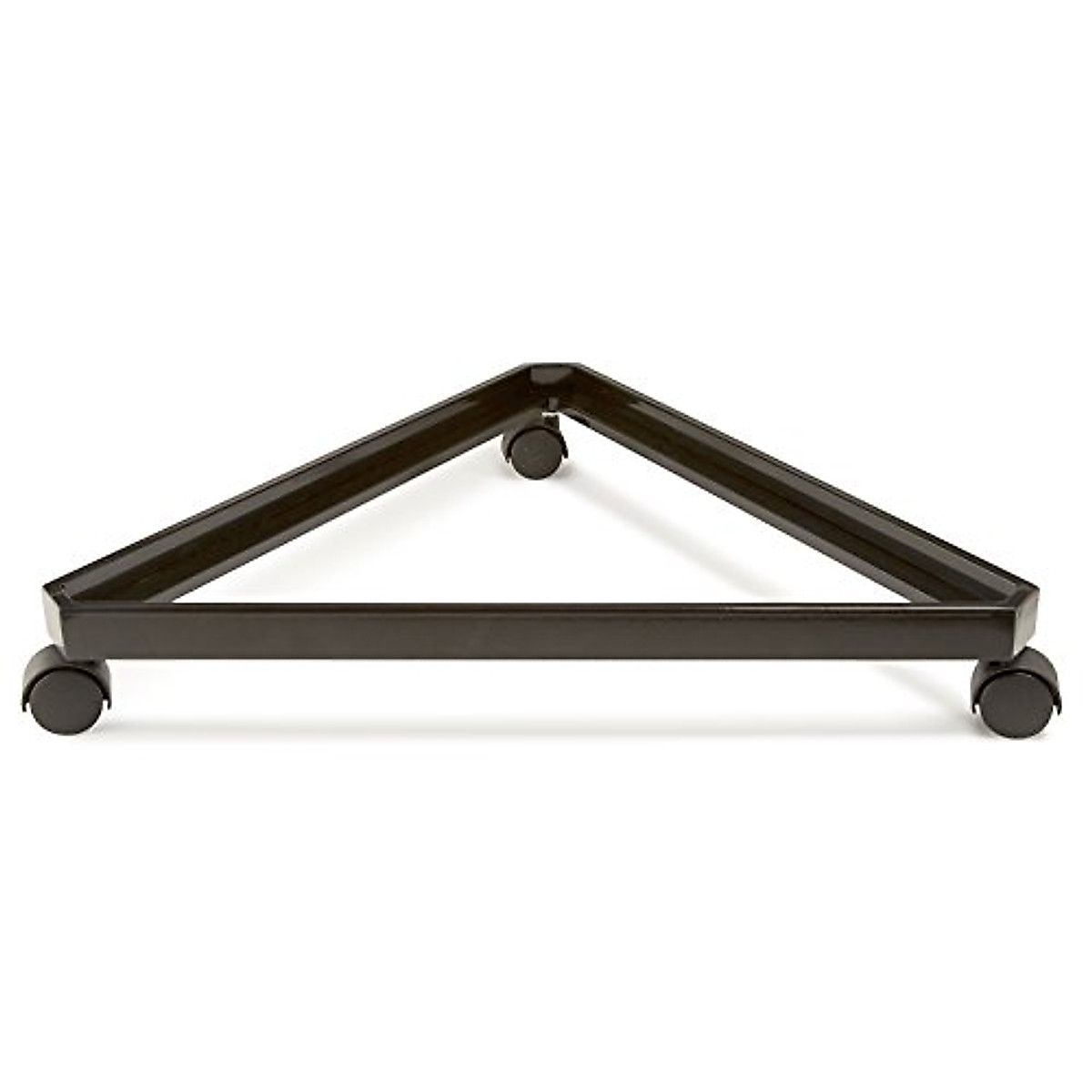 Only Garment Racks #1945B Black Triangle Base Triangle Base for Grid with Casters, Black