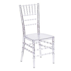 Flash Furniture 2 Pack Flash Elegance Crystal Ice Stacking Chiavari Chair