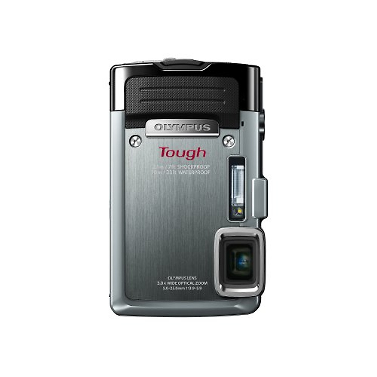 Olympus Stylus TG-830 iHS Digital Camera with 5x Optical Zoom and 3-Inch LCD (Silver) (Old Model)