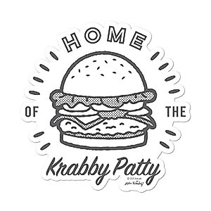 SpongeBob SquarePants The Krusty Krab Home of The Krabby Patty Die Cut Sticker