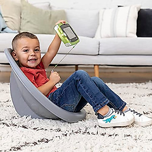 ECR4Kids Leaf Floor Seat, Rocker Chair, Sage/Grey, 6-Piece