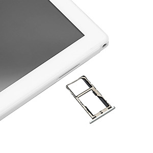 10.1in 2 in 1 Tablet, 12GB RAM 256GB ROM, 5G Dual WiFi, Octa Core Processor, Detachable Keyboard, 10.1 inch IPS Display with RGB Keyboard Stylus Support for 11.0 (White)