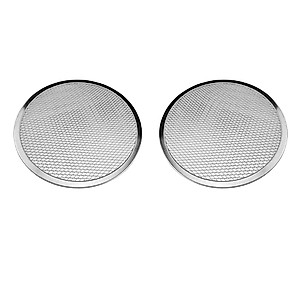 Unknown 2pcs Round Aluminum Screen Mesh Oven Plate 16inch