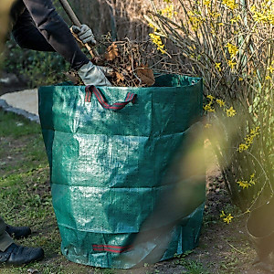 IME Reusable Gardening Lawn Leaf Bag, 272L, Green, 1 Count