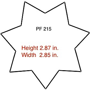 Perfect Fit Shield Wallets Jail Police Law Enforcement 7 Point Star California DOC Corrections style Bi-Fold hidden badge wallet Fits for Blackinton B2001 (Cutout PF215)