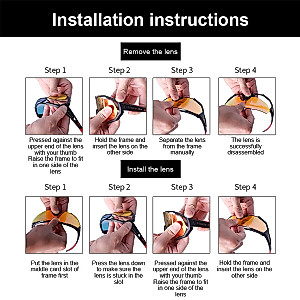 X-TIGER Polarized Sports Sunglasses with 3 Interchangeable Lenses,Mens Womens Cycling Glasses,Baseball Running Fishing Golf Driving Sunglasses