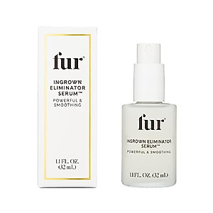 Fur Ingrown Eliminator Serum: Post Hair Removal Care and Ingrown Hair Treatment - 1.1 FL OZ