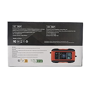 10A 12V/24V Trickle Charger, Smart Automatic Battery Automotive 7-Stage Charging Battery Maintainer with Pulse Repair Function, for Car Truck Motorcycle Lawn Mower Boat