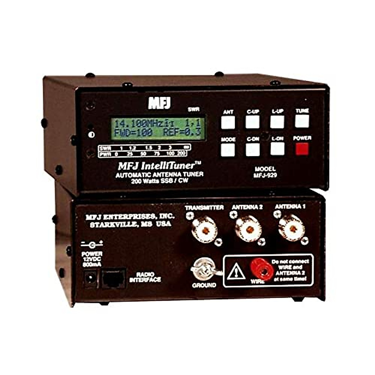 MFJ Enterprises Original MFJ-929 1.8-30 MHz Compact 200 Watt IntelliTuner.