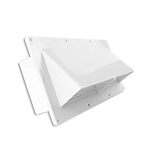 Leisure Coachworks RV Exhaust Vent Cover - Range Hood Vent Cover (1-Pack White)