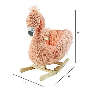 Soft Landing | Joyrides | Sit-in Character Rocker - Flamingo