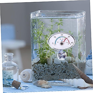 BESPORTBLE 4pcs Pointer Thermometer Aquarium Patch Thermometer Dial Thermometer Water Thermometer Fish Thermometer