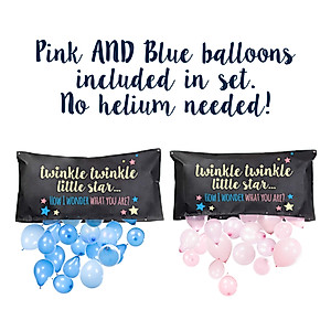 Gender Reveal Balloon Drop Bag | Twinkle, Twinkle Little Star