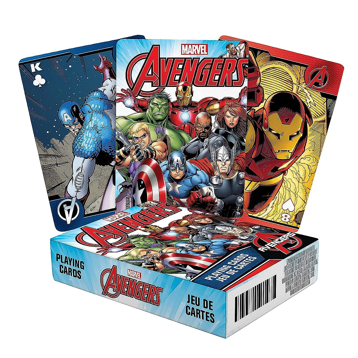 AQUARIUS Marvel Avengers Playing Cards - Avengers Themed Deck of Cards for Your Favorite Card Games - Officially Licensed Marvel Comics Merchandise & Collectibles