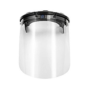 Medspec Protect Face Shield (Model FS-2.0) | Reusable Shields for Medical, Dental, & Essential Workers | Fogless & Adjustable Medical Face Guard with Quick-Release Lens System | Made in The USA
