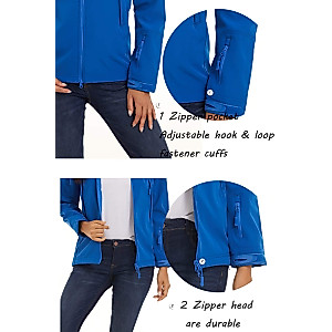 MAGCOMSEN Ski Jacket Women Waterproof Jacket Women Softshell Warm Jackets for Women Skiing Jackets Winter Snow Jackets for Women Rain Climbing Coats Black