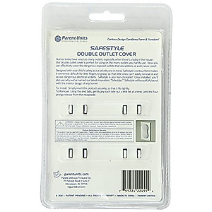 Parent Units SafestyleDouble Outlet Cover, 2-Count