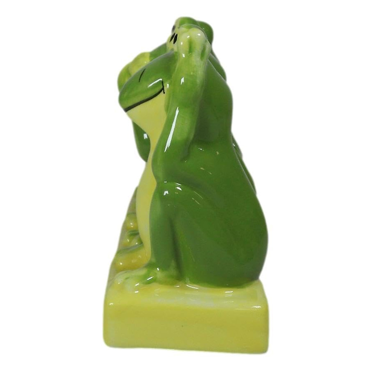 Ebros Gift See Hear Speak No Evil Pond Green Frogs Trio Toothpick Holder Salt And Pepper Shakers Set Frog Toad Amphibian Figurines Kitchen Bar And Dining Table Decorative Collectibles