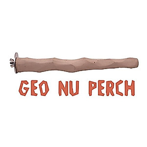 Geo NU Perch® for African Grey, Amazon, Cockatoo, Eclectus