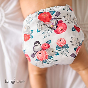 Kanga Care Rumparooz Double Leg Gusset Reusable Cloth Diaper Cover One Size Snap | Lily 6-35 lbs